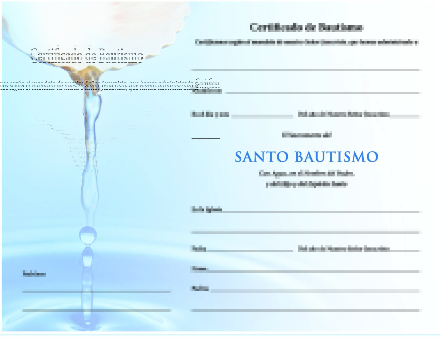 Obtén tu fe de bautismo online en España de manera rápida y sencilla